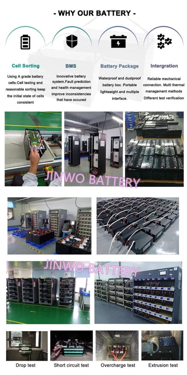 Le batterie al litio ricaricabili imballano le batterie ricaricabili di Lifepo4 48V 400Ah per il carrello elevatore/carretti di golf/rv /AGV 3