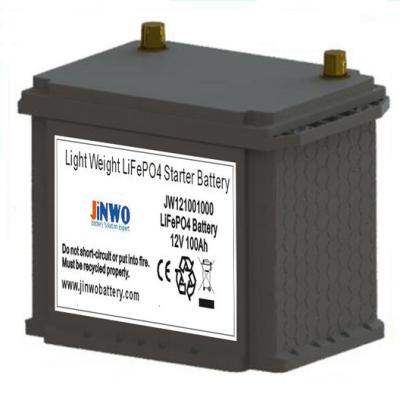 Cina BMS 1000 Cranking Amps 12V 100Ah Lithium Ion Car Starting Battery in vendita
