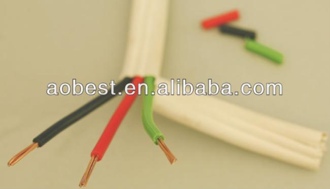 China high quality NMD cable 300/500V flat electric wire