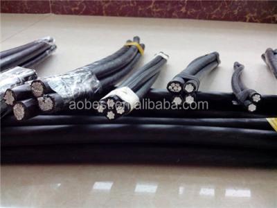 China 70 mm2 Aluminum Conductor PVC Insulated Multiplex ABC Cable with Advanced Technology for sale