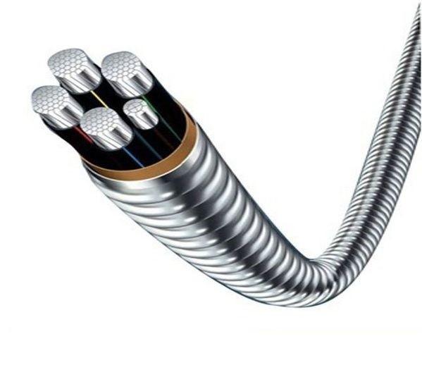Quality AWG 350 interlock aluminum armor AC90 cable for sale