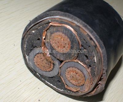 China CU2, HEPR,CTS, PE, Double steel armouring, PE 3kV, 6kV, 10kV, 15kV, 20kV, 30kV, 45 kV. Single core cable or three core cables for sale