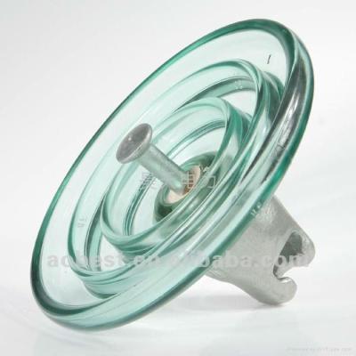 Toughened glass disc suspension electrical insulator
