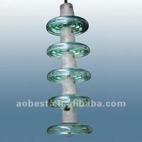 China Post type glass electrical insulator for sale