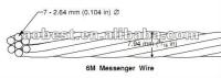 China 6M Messenger Wire for sale