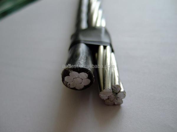 Quality Zhengzhou quadruplex service drop cable 2 awg for South America for sale