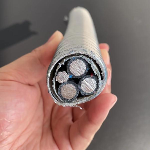 Quality ALUMINUM Conductor XLPE insulation AC90 600V 3core 1AWG for sale