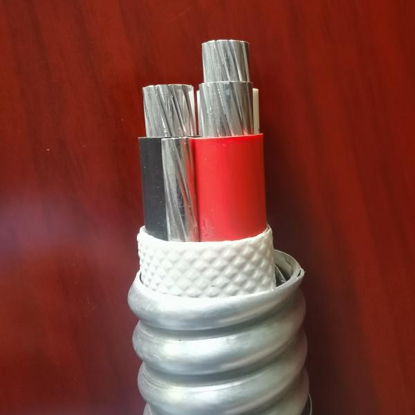 Quality ALUMINUM Conductor XLPE insulation AC90 600V 3core 1AWG for sale