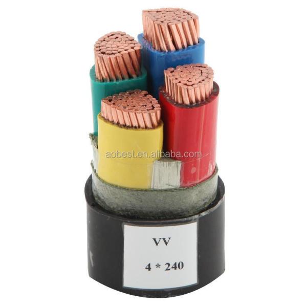 Quality low/high voltage VV/VLV PVC insulated SWA armoured power cable supplier under for sale