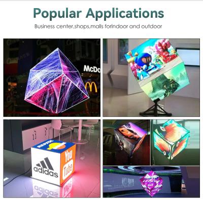 Cina evento all'aperto principale cubo magico leggero del Governo P2.5 del quadrato di pubblicità di Rgb dello schermo di visualizzazione in vendita