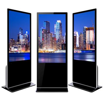 Cina Pavimento a 65 pollici che sta il quadro comandi dell'affissione a cristalli liquidi di Android dell'ingresso dell'hotel del contrassegno di Digital in vendita