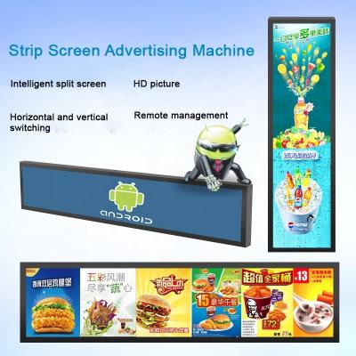 Cina Il supporto a 47,6 pollici della parete ha allungato l'esposizione LCD per il supermercato Android in vendita