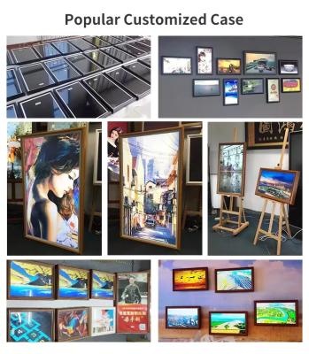 Cina 15,6» strutture astute LED della foto di Digital WiFi visualizzano grigio di carbone di arte NFT di fotografia in vendita