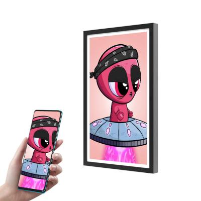 Cina 18,5» allarmi dell'orologio dell'esposizione 1366x768 di NFT audio video dell'alta di definizione di Digital struttura LCD della foto in vendita