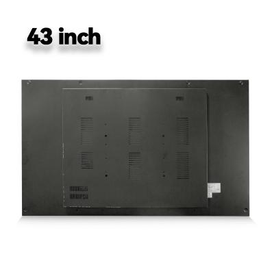 Cina L'esposizione Frameless a 43 pollici dell'affissione a cristalli liquidi per schermi luminosi automatici dell'elevatore gli alti compera finestra in vendita