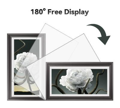 Cina Il LCD di Art Screen NFT visualizza 18,5» legno WIFI IL APP Android della struttura dell'esposizione dell'immagine di 4K Digital in vendita