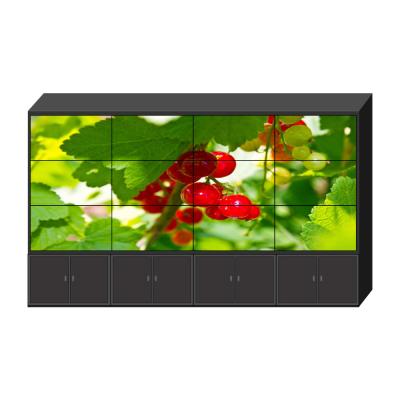 Cina giocatore d'impionbatura 3x3 di pubblicità dell'esposizione dell'affissione a cristalli liquidi della parete dello schermo del monitor stretto dell'incastonatura di 3.5mm in vendita