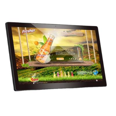 China 15.6 inch wall mount lcd digital signage Tablet Android interactive WIFI POE Vase 1920x1080 for sale
