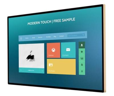 Cina L'annuncio pubblicitario a 85 pollici controlla il touch screen LCD 3840x2160 IPS dell'esposizione UHD del contrassegno di Digital in vendita