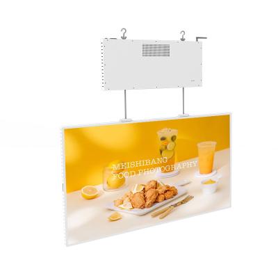 Cina alimenti a rapida preparazione di Mcdonald del ristorante alto di luminosità 55inch Azionamento-attraverso il contrassegno del bordo del menu di Digital in vendita