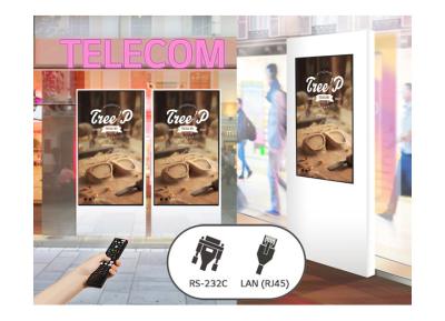 Cina 43 Inch Ultrathin Lcd Screen Double Side Roof Ceiling Advertising Display For Shop Window in vendita