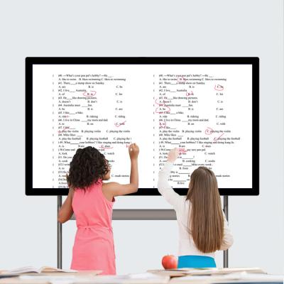 Cina 43 Inch 20 Points Infrare Touch Screen Interactive Board With Core I5 4th 1200MP Camera in vendita