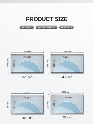 Cina Writing Multi Touch Smart Board 43 Inch LCD Interactive Whiteboard in vendita