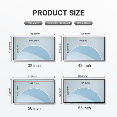 China 50 Inch Touch Screen Interactive Flat Panel Interactive Whiteboard for sale