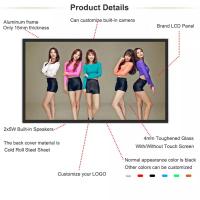 China Wall Mount Touch Screen Advertising Display Interactive LCD Battery For Showcase for sale