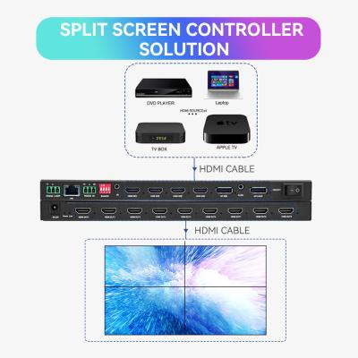 中国 4k屋内Videowall 55のインチ2x2 3x3の台紙広告LCDスクリーン ビデオ3x3 2x2 LCDのビデオ壁の接続スクリーン 販売のため