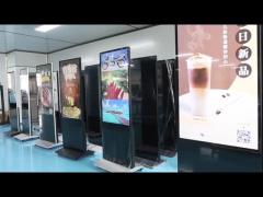 Menú interior montado en la pared Android del centro comercial del elevador de la pantalla táctil del panel LCD de 21,5 pulgadas