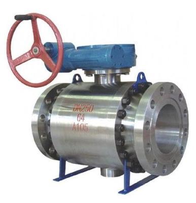 China Carbon Steel Trunnion Ball Valve , 3 Inch Flanged Ball Valve API Standard for sale