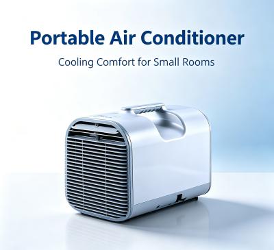 China Outdoor Camping Electric Mini Portable Air Conditioner 4100 BTU Remote Control Complete Exhaust Pipe Accessories for sale