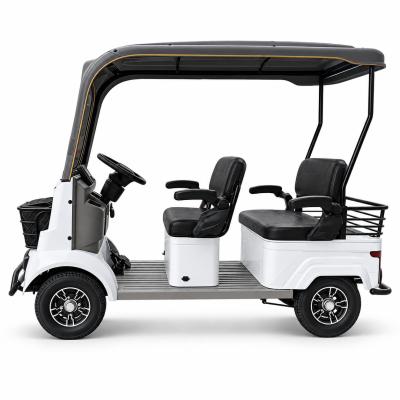 China 4 Seater Electric Golf Cart 800W Motor 25mph 300kg Load 60V Battery Sightseeing Buggy for sale