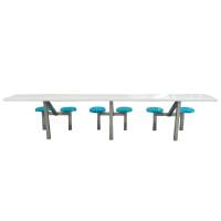 China School Canteen Dining Table And Chairs Space Saving Dining Table for sale