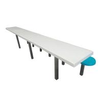 China School Canteen Dining Table And Chairs Space Saving Dining Table for sale