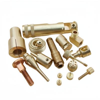 China OEM CNC-machine Mechanische onderdelen Roestvrij staal Messing metaal geanodiseerd draaibare Hardware Fresserij Koper onderdelen Te koop