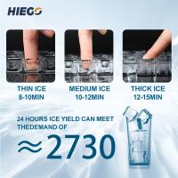 China Ice Cube Maker 200KG/24H Machine Full-Automatic Ice Bin Maker for sale