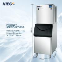 China Ice Machine 150KG/24H Cube Ice Maker Machine Full-Automatic Ice Bin Maker for sale