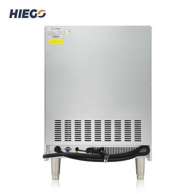 Cina Macchina per il ghiaccio automatica da 120 kg Macchina per cubetti di ghiaccio da banco da 22 mm R404 in vendita