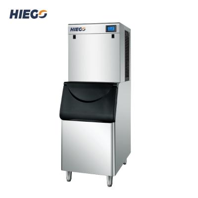 China Commercial 450 Lb Ice Machine 200kg Electric Ice Cube Maker 1100kg Storage Bin for sale