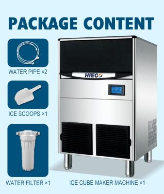 Cina 100kg/24h Air Cooled Cube Ice Making Machine With Digital Control Bar Counter Ice Maker in vendita