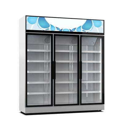Cina Commercial Retail Glass Door Chiller Drink Cooler Supermarket Display Refrigerator in vendita