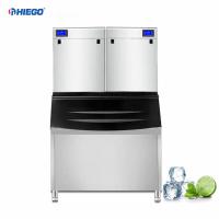 China Timer Enabled Silver Automatic Ice Creator Medium Size 1000KG Per Day for sale