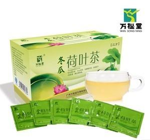 China natural women lotus leaf wax gourd slimming herbal tea for sale