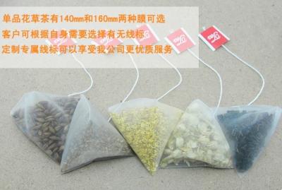 China OEM flower fruit herbal health tea triangle teabag for sale