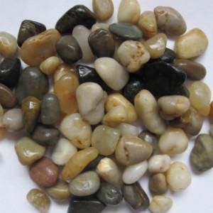 China Mix color pebble stone for sale