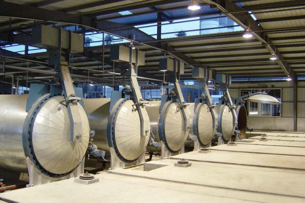 Industrial Insulated AAC Autoclave With Autoclaved Aerated Concrete Block ASME standard