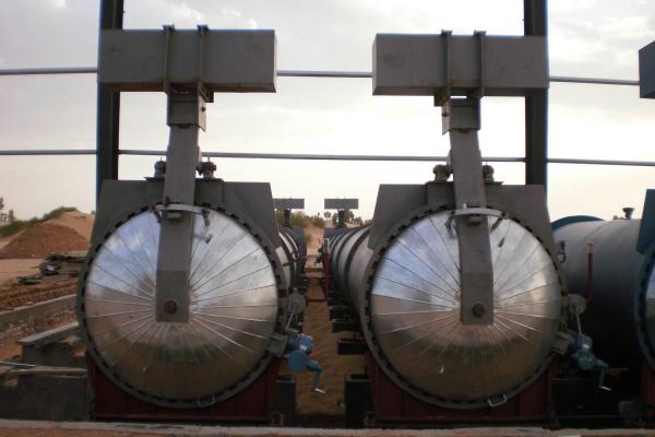 Industrial Insulated AAC Autoclave With Autoclaved Aerated Concrete Block ASME standard