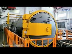 portable high-pressure aviation grade composite autoclave with advanced control systems